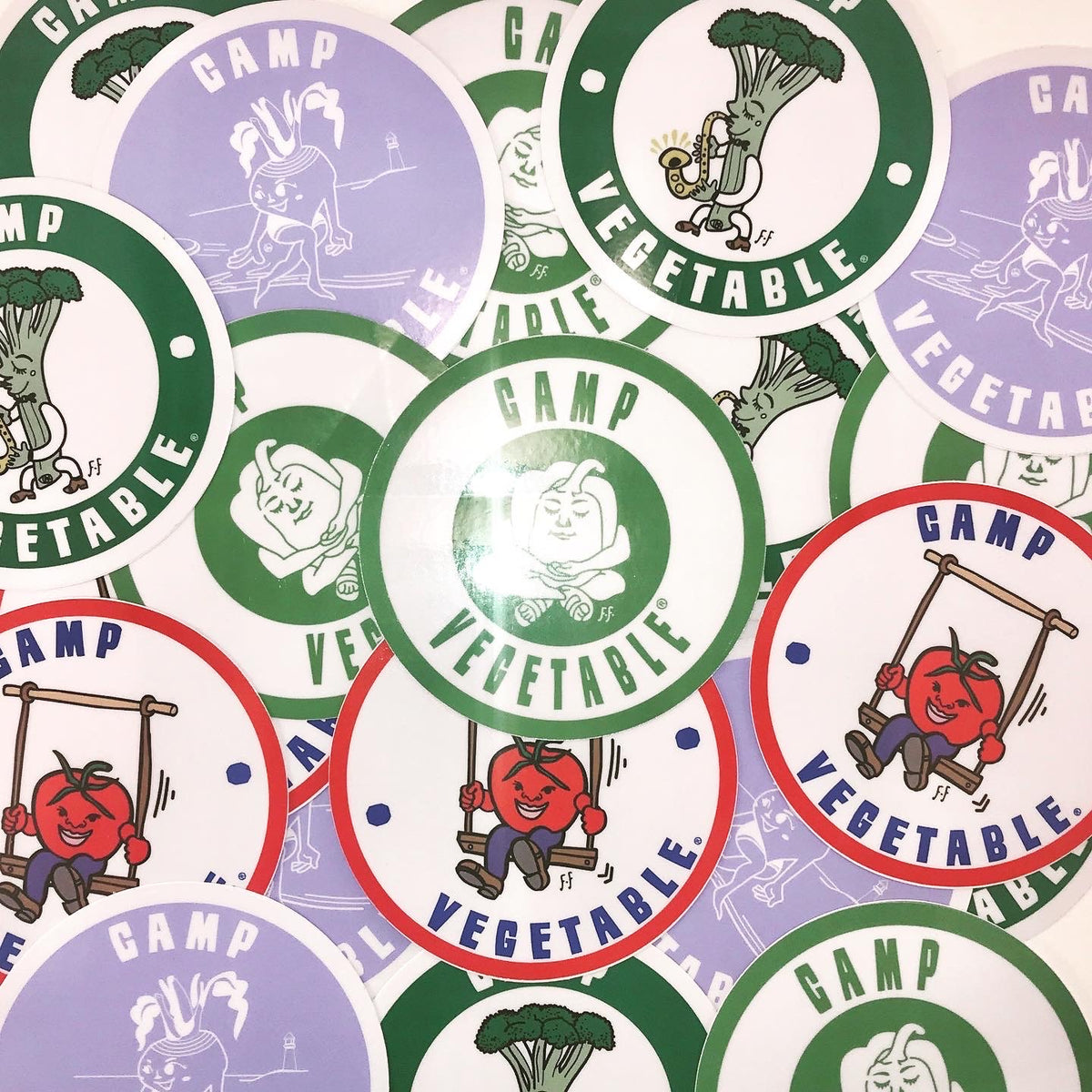 CV STICKERS – Camp Vegetable